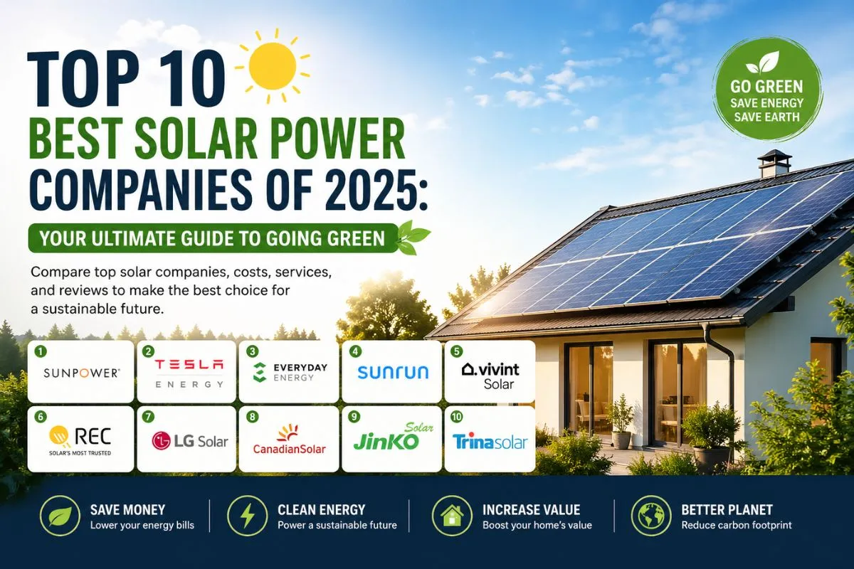 Top 10 Best Solar Power Companies of 2026: Your Ultimate Guide to Going ...